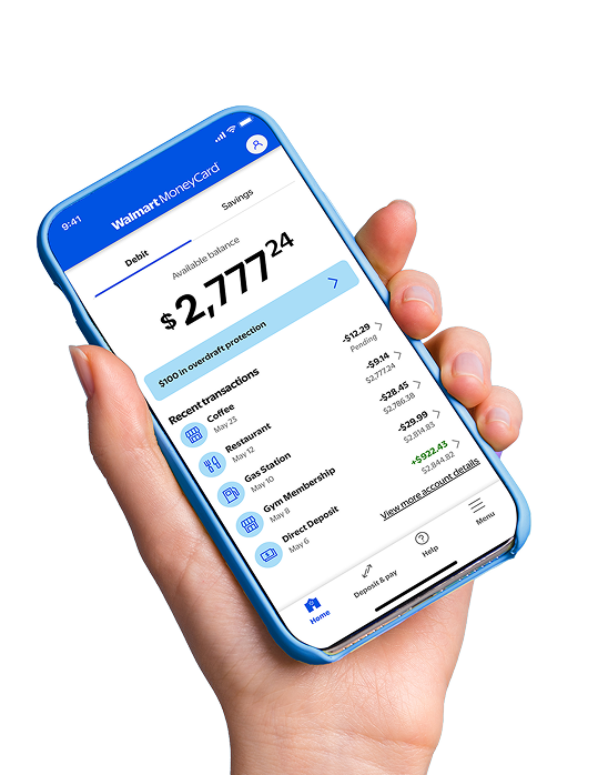 About – Cash back reloadable debit card account | Walmart MoneyCard