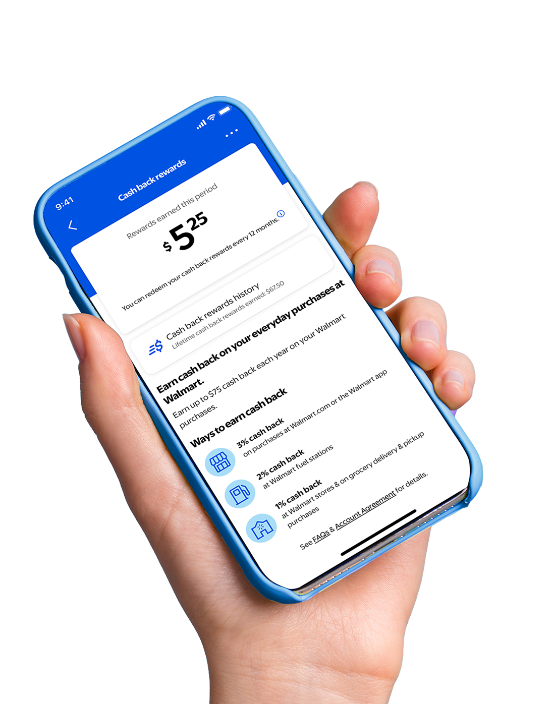 Cash back rewards | Walmart MoneyCard